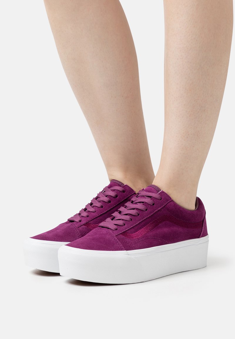 Vans OLD SKOOL STACKFORM - Sneaker low - dark purple/lila - Zalando.ch