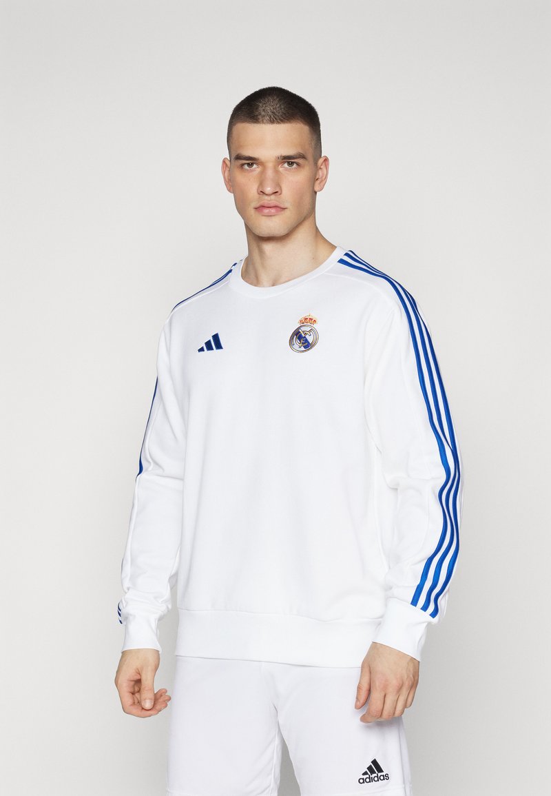 adidas Performance REAL MADRID DNA SWEATER - Squadra - white/bianco ...
