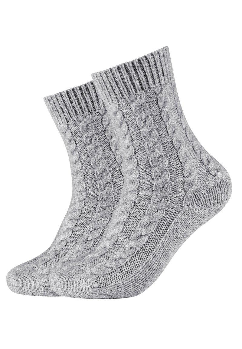 camano ONLINE WOMEN COSY CABLE STITCH SOCKS 2 PACK - Sokker - light ...