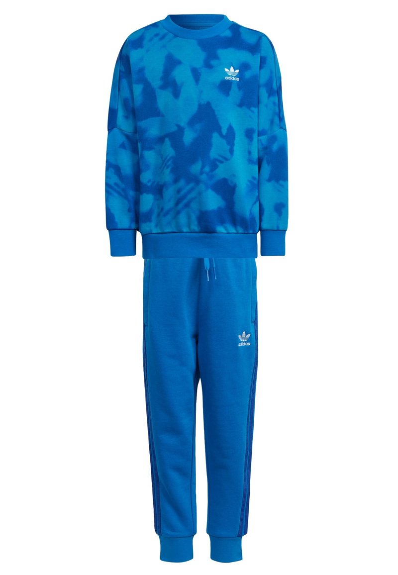 adidas Originals SUMMER ALLOVER PRINTED CREW - Tuta - blue bird semi ...