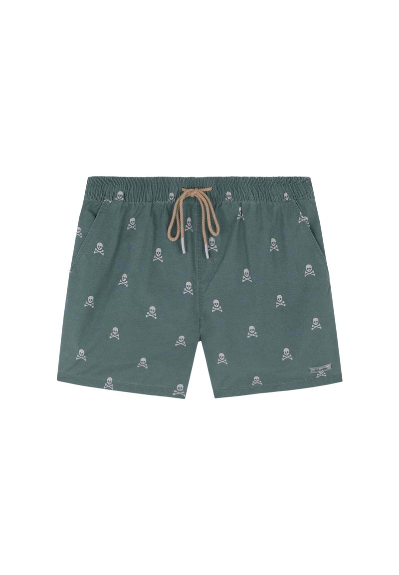 Scalpers SKULL CLASSIC - Plavky - dark green/tmavě zelená - Zalando.cz