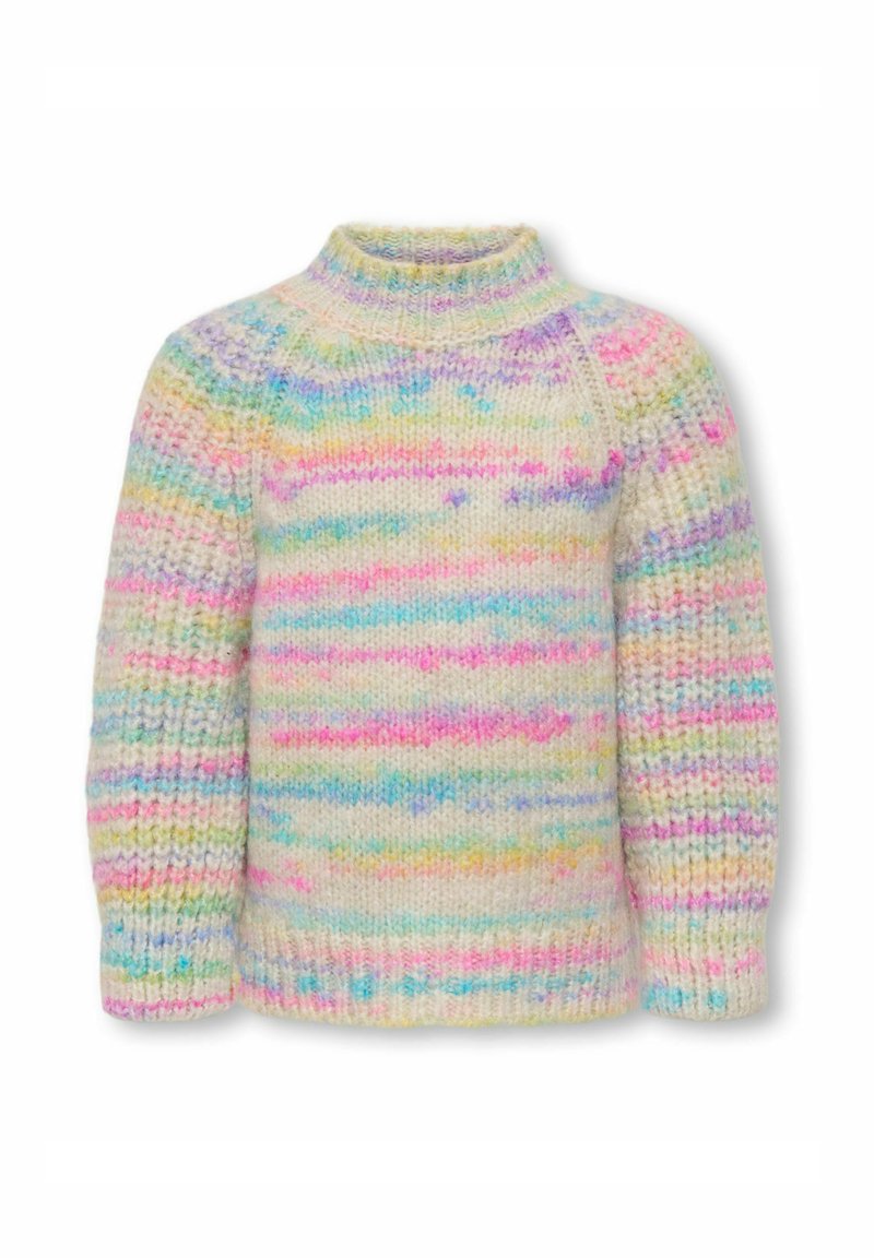 ONLY MINI Knitted KMGCARMA-LIA Knitted - Jumper - pumice stone/multi ...