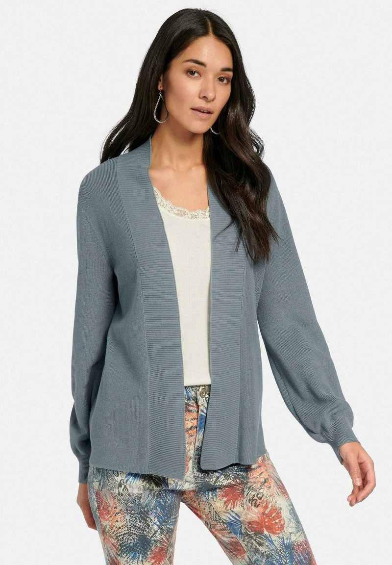 PETER HAHN Cardigan - blau/grigio cadetto - Zalando.it