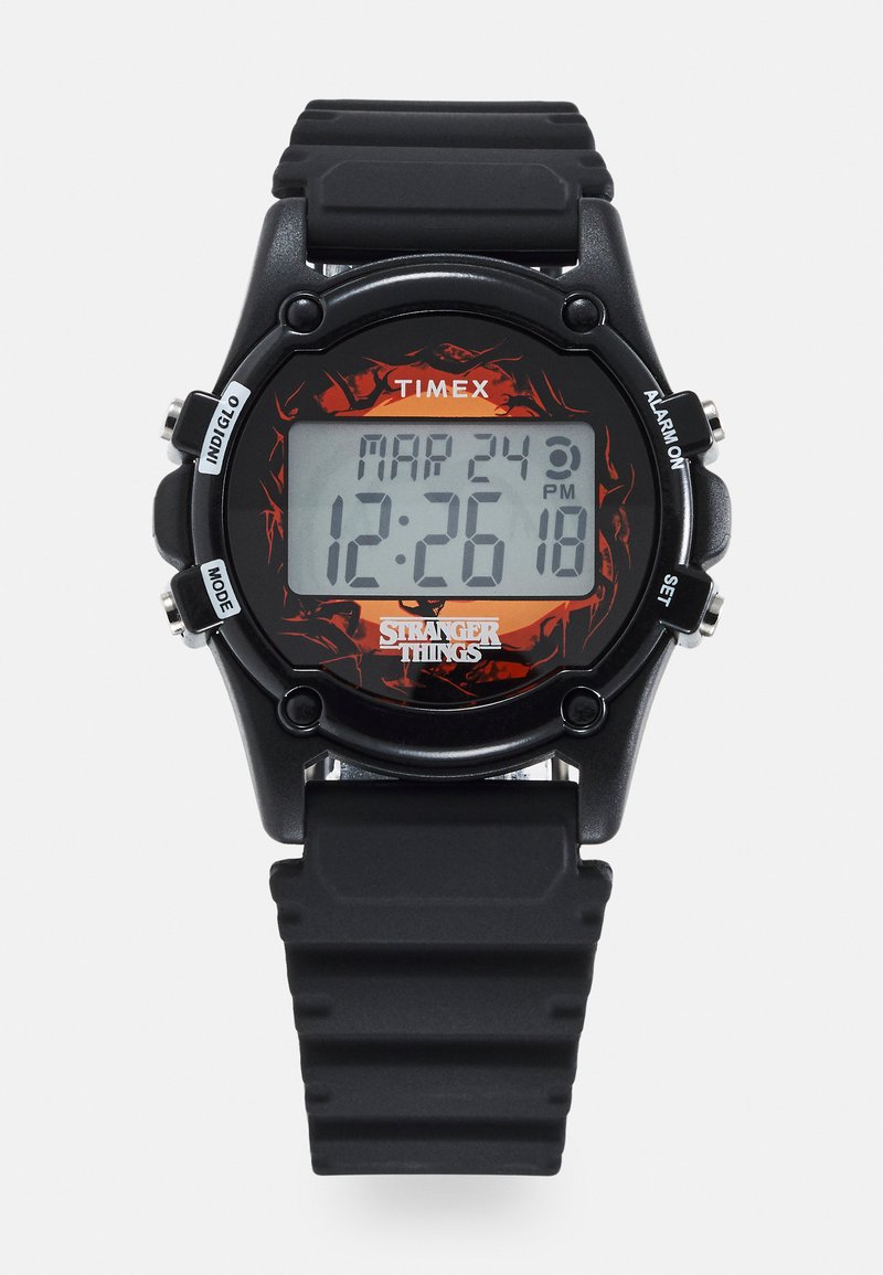Timex STRANGER THINGS ATLANTIS UNISEX - Digitalklocka - black/svart ...