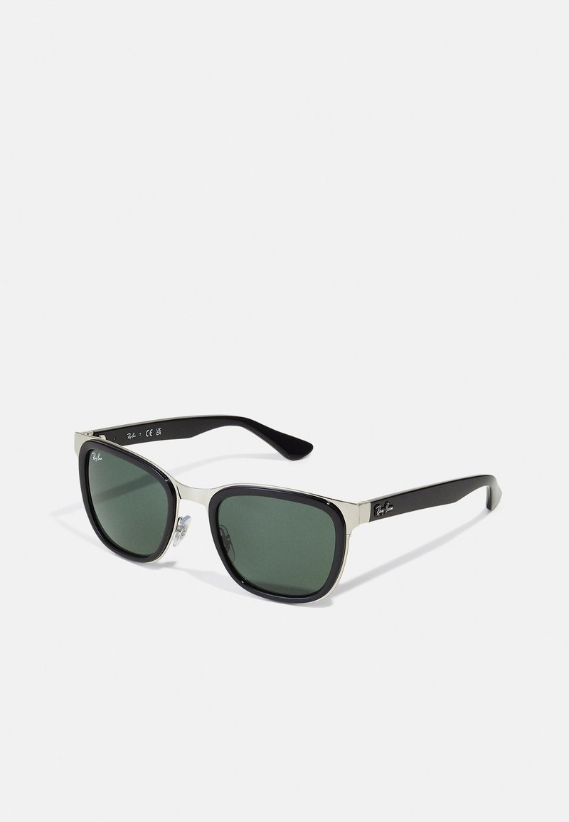 Ray-Ban CLYDE - Solbriller - black on silver/svart - Zalando.no