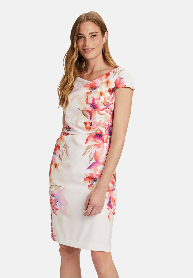 Vera Mont MIT BLUMENPRINT - Etuikleid - rosé pink/pink - Zalando.de