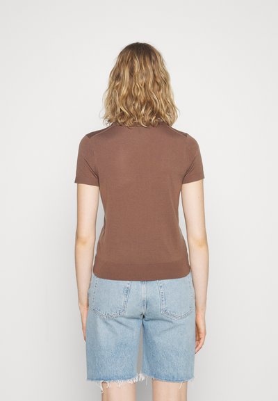Theory TEE - Print T-shirt - pecan/light brown - Zalando.co.uk