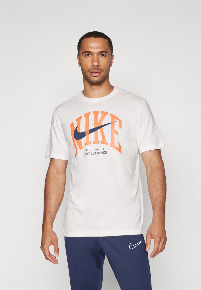 Nike Performance TEE MODERN FITNESS - Sports T-shirt - summit white ...