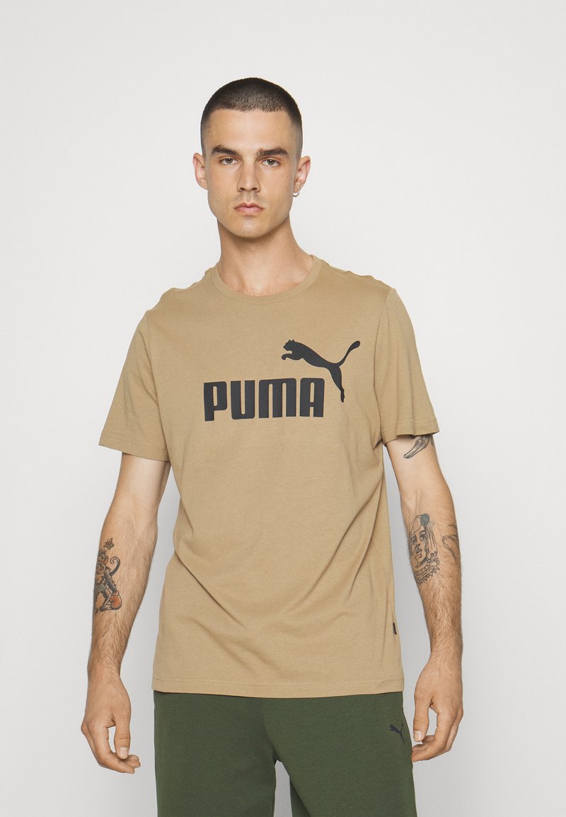 Puma LOGO - T-shirt med print - toasted/brun - Zalando.se