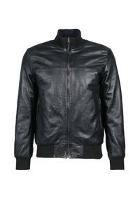 Freaky Nation JANO-FN - Giacca di pelle - black navy/nero - Zalando.it