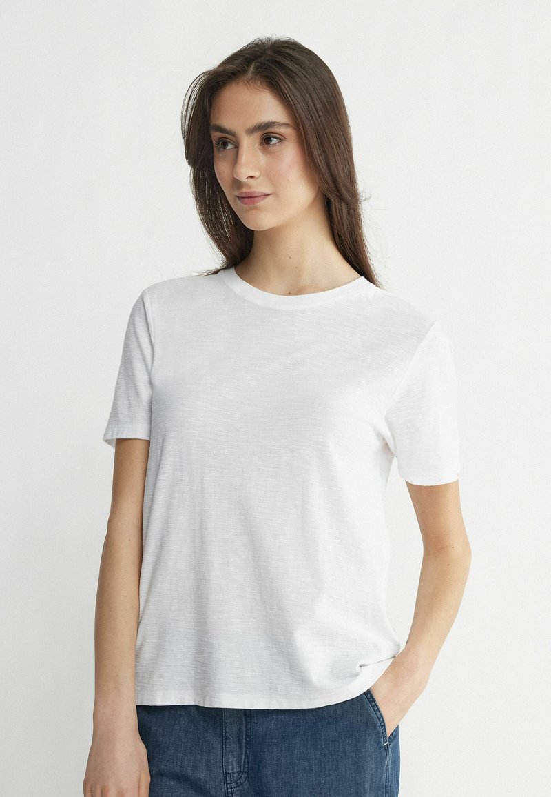 Falconeri T-Shirt basic - weiß white/weiß - Zalando.de