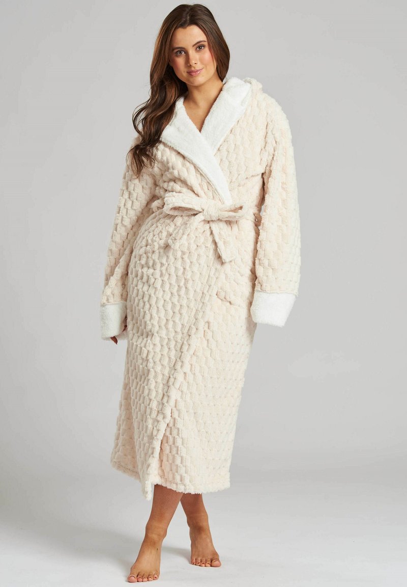 Loungeable GEOMETRIC LUXURY - Szlafrok/mleczny - Zalando.pl