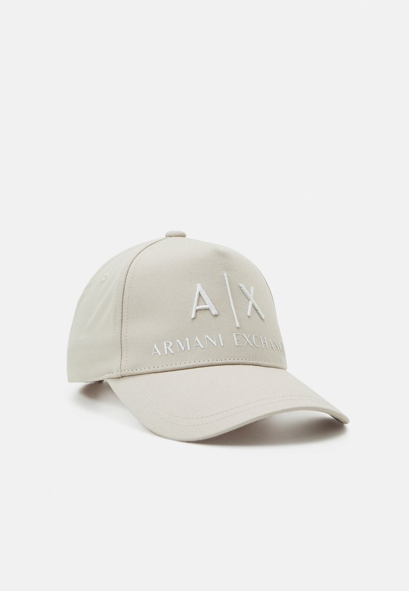 Armani Exchange BASEBALL UNISEX - Cap - silver lining/beige - Zalando.co.uk