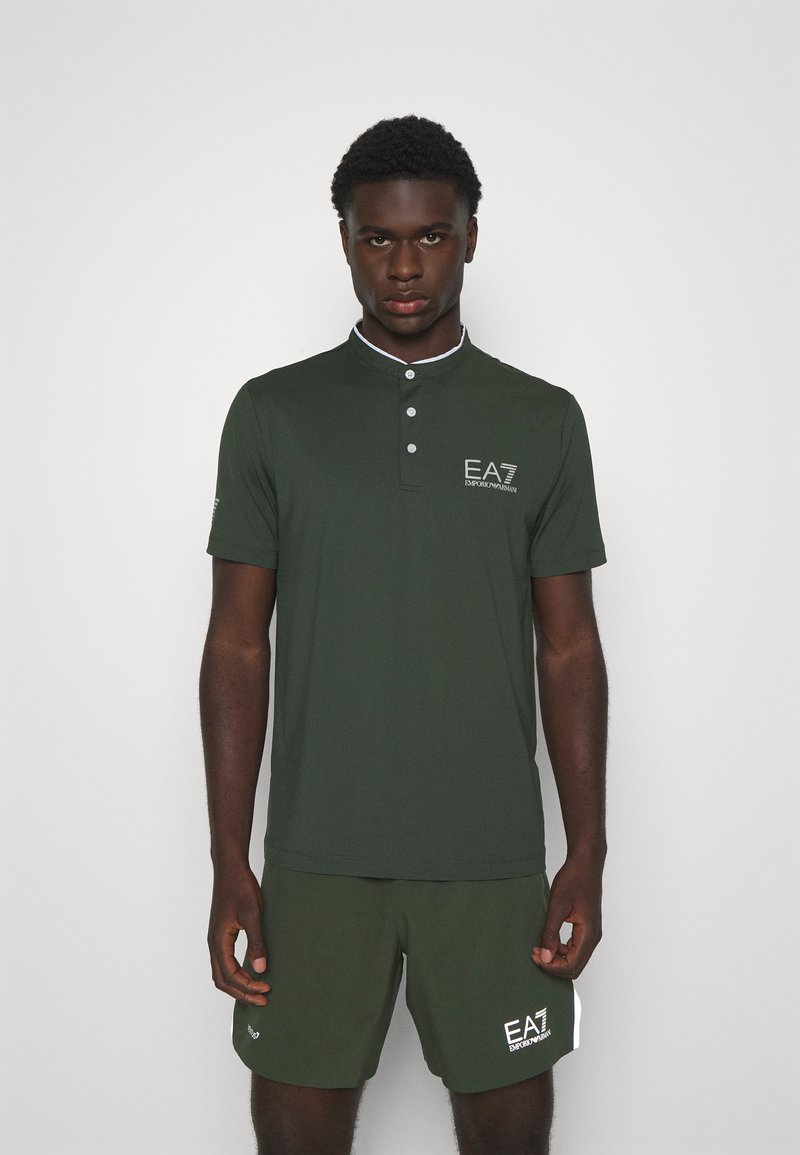 EA7 Emporio Armani Polokošeľa - duffel bag/olivová - Zalando.sk