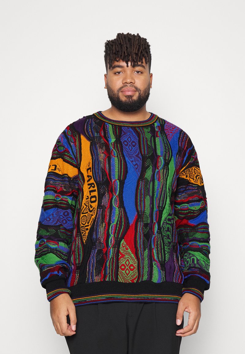 Carlo Colucci UNISEX - Jumper - antracite/multi coloured/multi-coloured ...