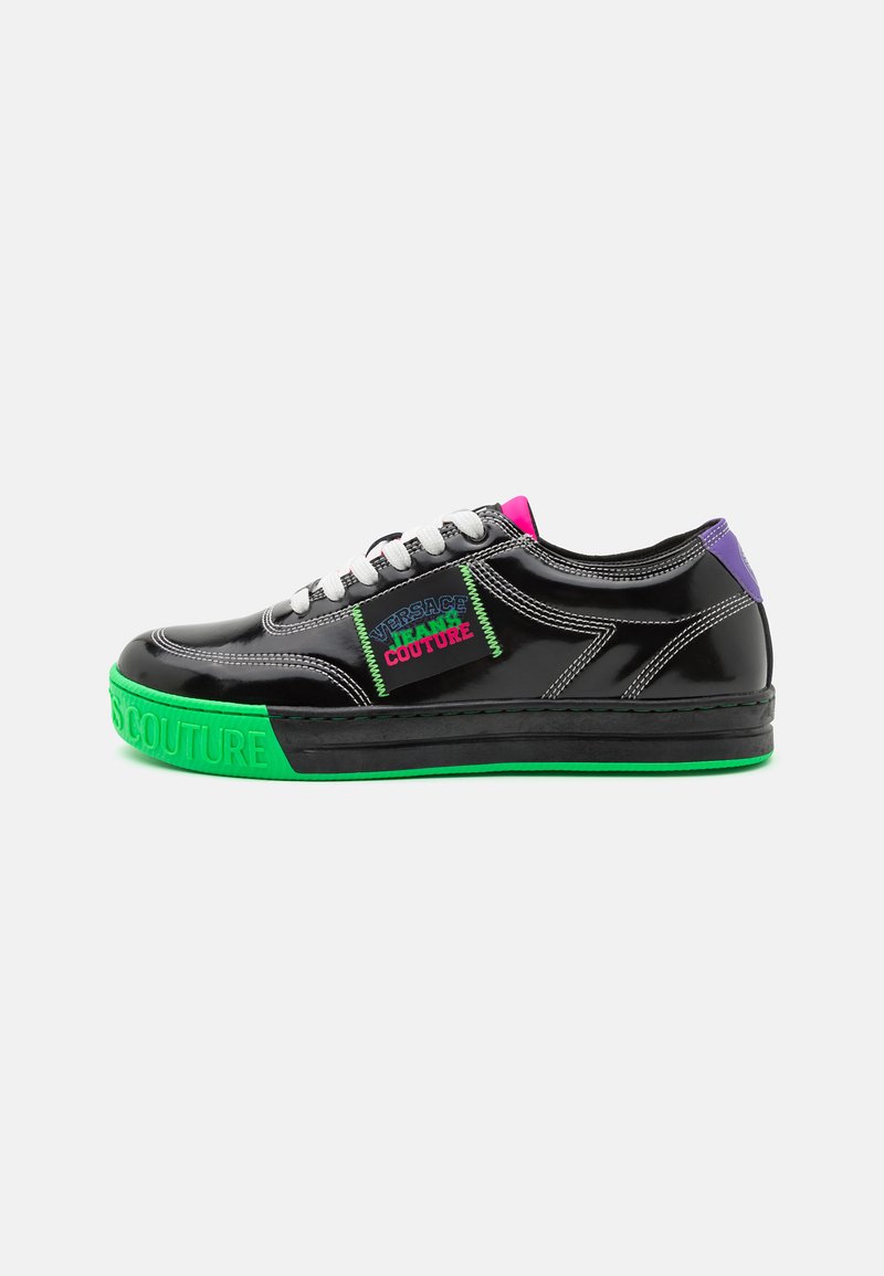 Versace Jeans Couture FONDO COURT SHOES - Zapatillas - black/multi ...