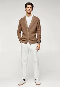 Mango NIZAC - Chaqueta de punto - medium brown/marrón - Zalando.es