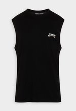Jack & Jones JORBRINK BELIZE SLEEVELESS CREW NECK - Top - black/schwarz ...