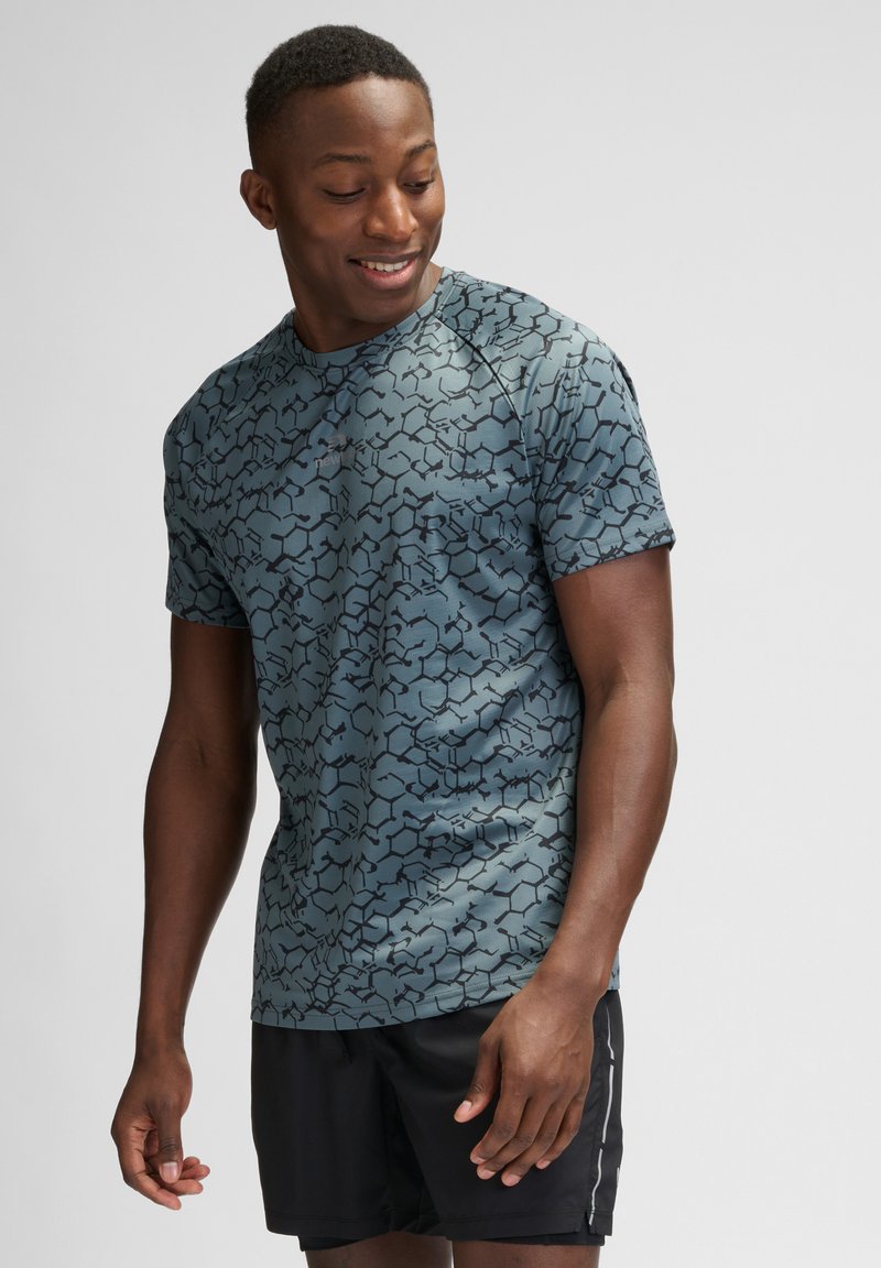 Newline DOPA GRAPHIC - T-shirt print - dark slate/blauwgrijs - Zalando.nl
