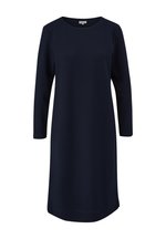 s.Oliver MIT STRUKTURMUSTER - Jersey dress - navy/dark blue - Zalando.de