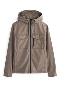 Next SHOWER RESISTANT HOODED SHACKET - Veste légère - stone natural ...