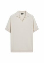 Massimo Dutti WITH SHORT SLEEVES - Poloshirt - beige - Zalando.at