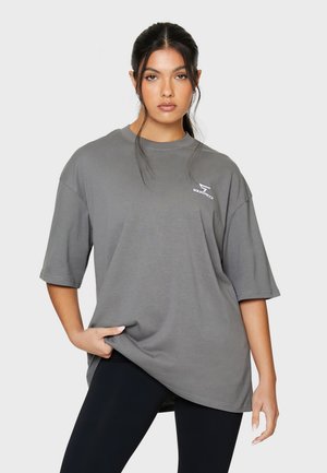 KAFT ANIROLA - OVERSIZE - T-shirt print - asphalt/antraciet - Zalando.nl
