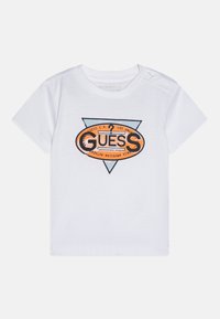 Guess Print T-shirt - pure white/white - Zalando.co.uk
