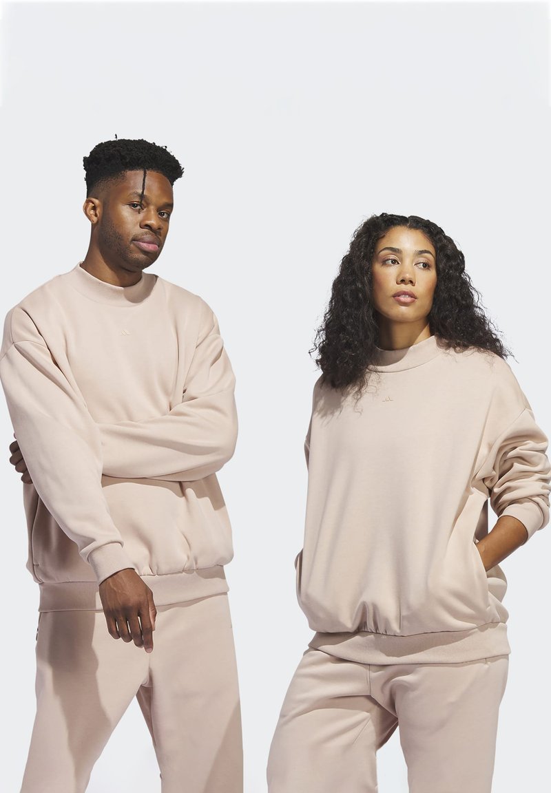 adidas Originals ONE FL CREW - Sweatshirt - ash pearl/sand - Zalando.ch