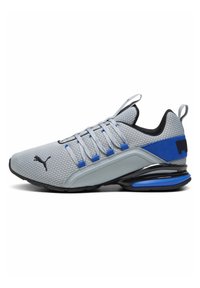 Puma AXELION REFRESH - Road running shoes - cool mid gray ultra blue ...
