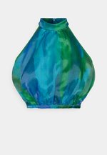 YAURA FAARI CROP - Top - aquarelle green/blau - Zalando.de