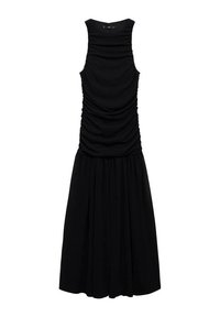 Mango GATHERED MIDI - Dnevna haljina - black/crno - Zalando.hr
