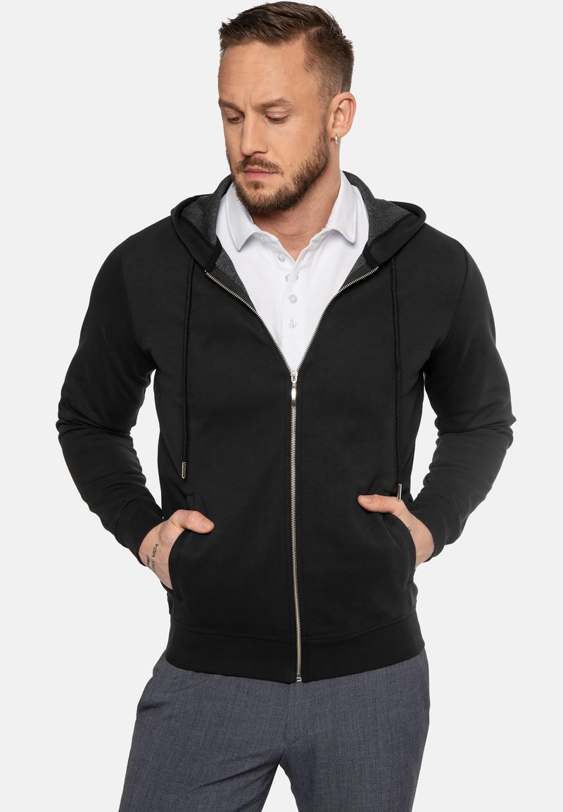 Recman Bluza rozpinana/czarny - Zalando.pl