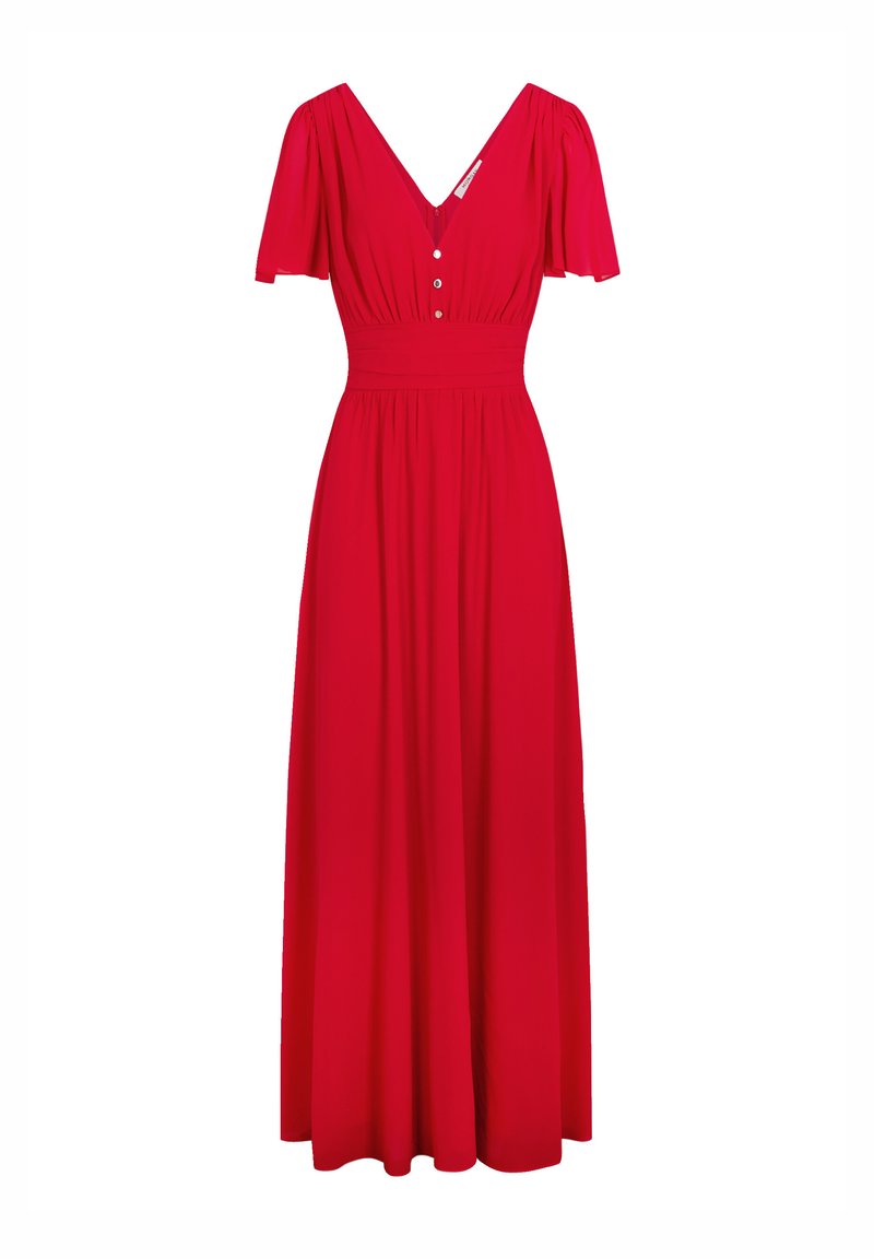 Morgan FLOWY LONG - Robe longue - rouge - ZALANDO.FR