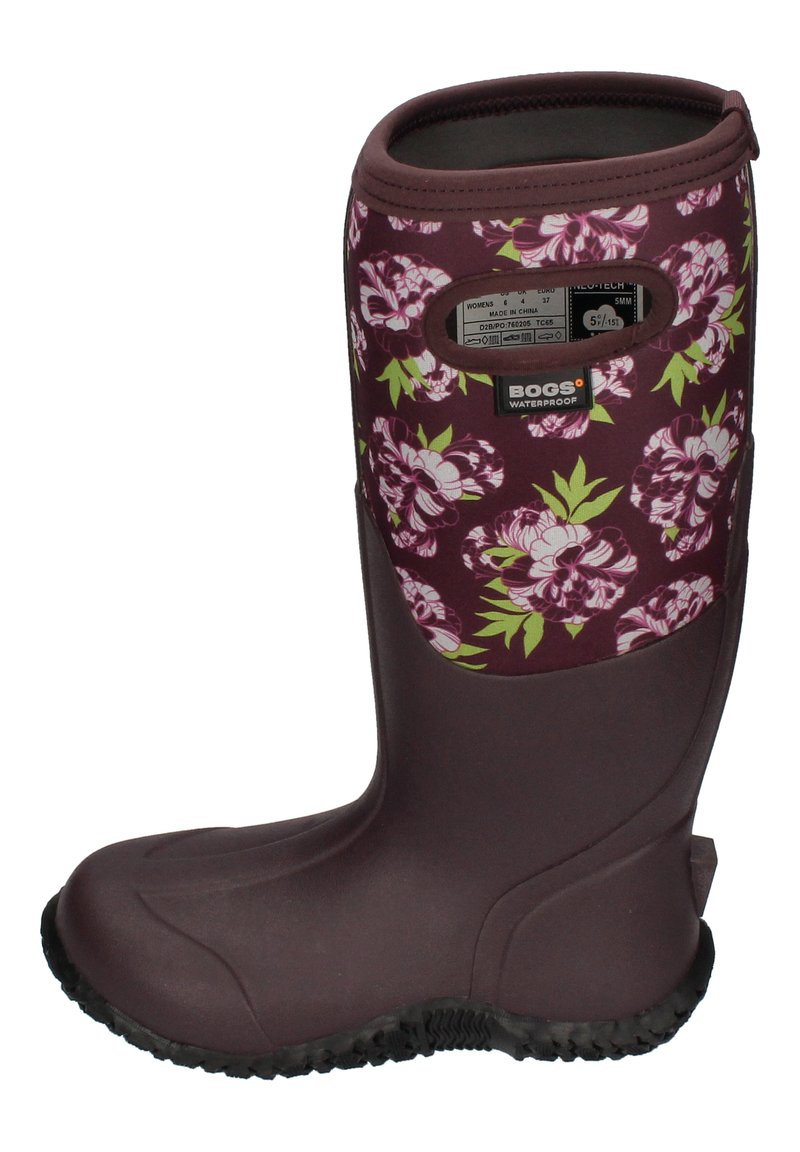 Bogs MESA PEONY - Wellies - burgundy/bordeaux - Zalando