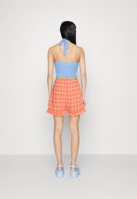 Envii ENANASTASIA - Shorts - red seersucker/orange - Zalando.se