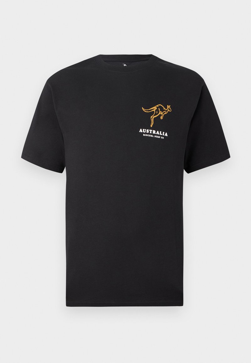 Rip Curl AUSTRALIA FUN TIMES DESTO UNISEX - Nyomott mintás póló - black ...