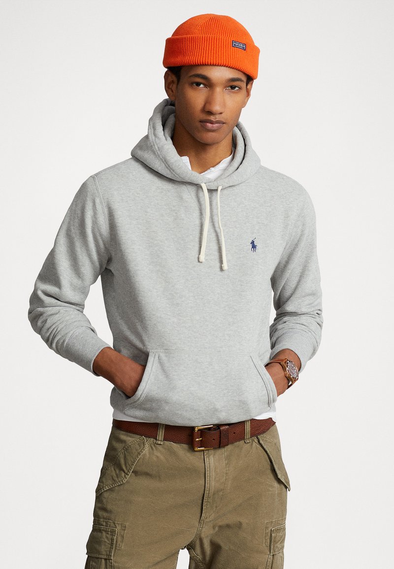 Polo Ralph Lauren HOOD LONG SLEEVE - Hanorac - grey/gri deschis ...