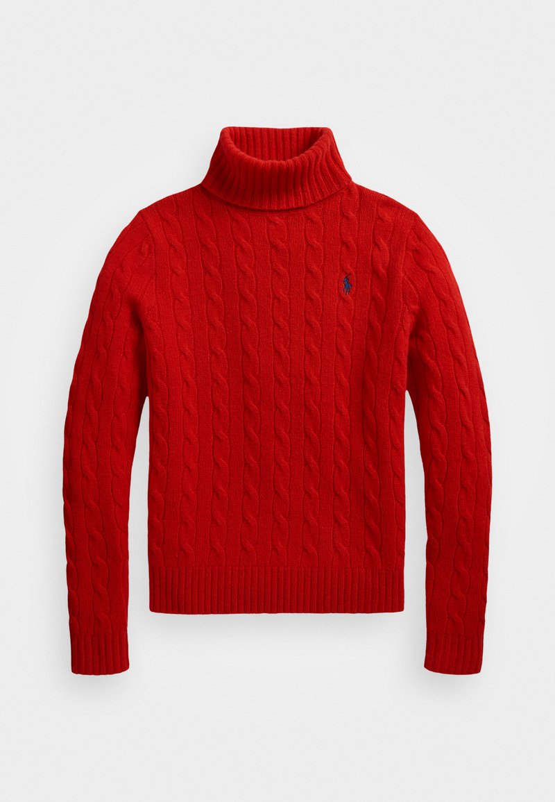Polo Ralph Lauren WOOL CASHMERE CABLE ROLL NECK JUMPER - Jersey de ...