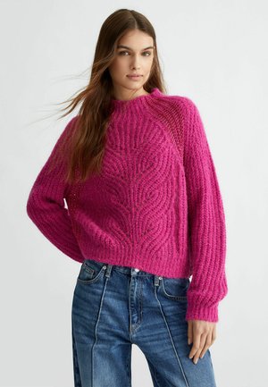 Thinking Mu HERA - Pullover - pink/bleu - ZALANDO.FR
