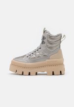 Buffalo RAVEN LACEUP MID - Schnürstiefelette - grey/grau - Zalando.ch