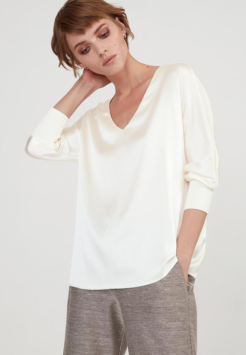 Falconeri Blouse - panna/beige - ZALANDO.FR