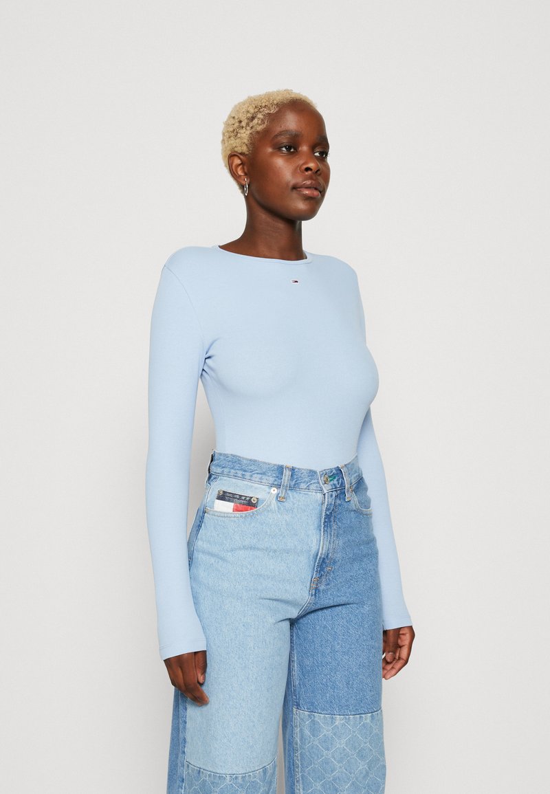 Tommy Jeans ESSENTIAL - Topper langermet - blue/lyseblå - Zalando.no