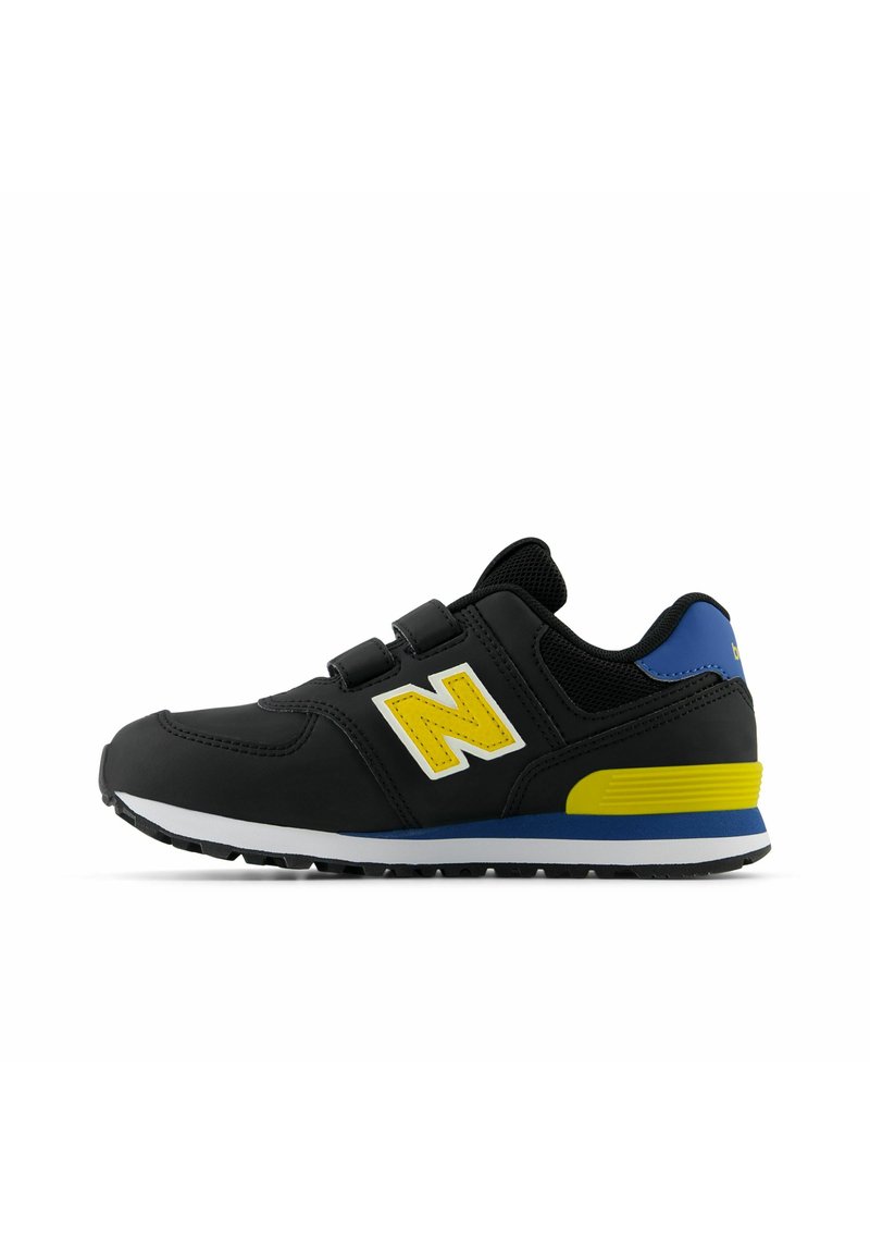 New Balance 574 HOOK LOOP - Trainers - black orange/black - Zalando
