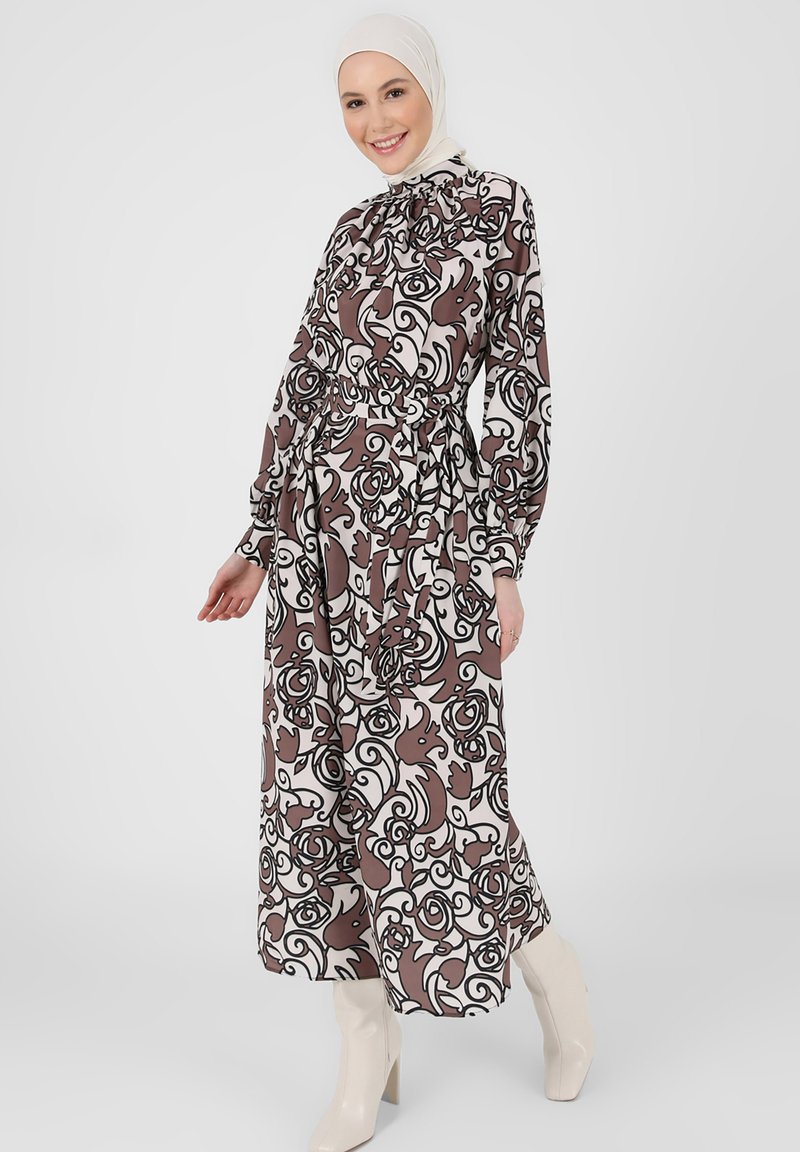 Modanisa MODEST - REFKA - Maxi dress - brown/multi-coloured - Zalando.ie