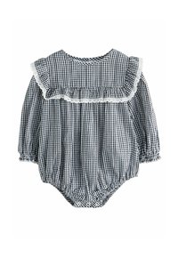 Next REGULAR FIT - BLOOMER WITH 2 PIECE SET - Body - grey white gingham ...