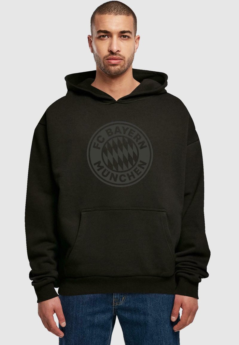 FC Bayern München TONAL LOGO ULTRA HEAVY - Jersey con capucha - black ...