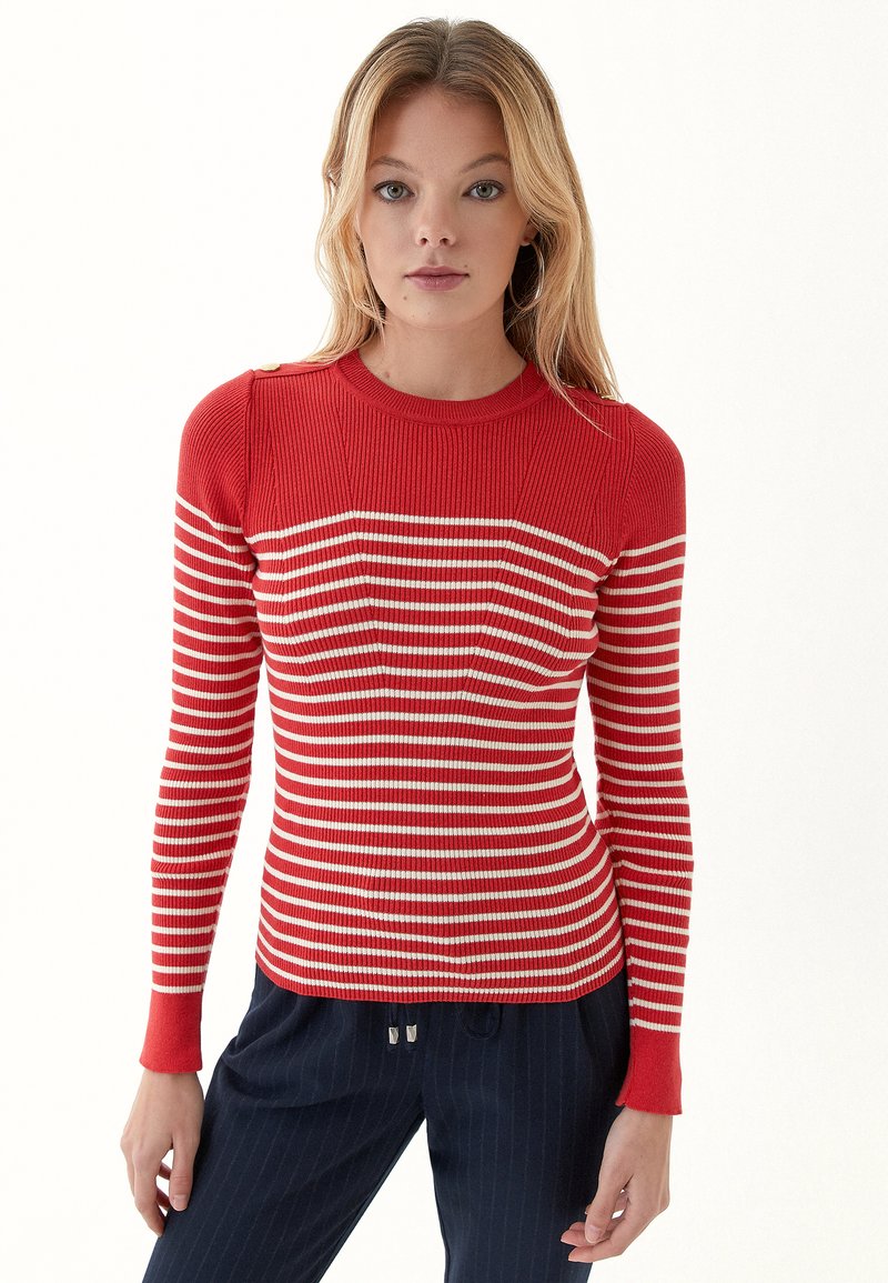 OXXO Strickpullover - red/rot - Zalando.at