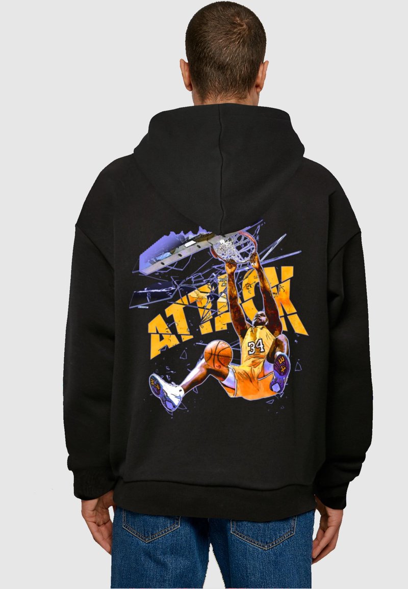 Upscale by Mister Tee ATTACK PLAYER - Kapuzenpullover - black/schwarz ...