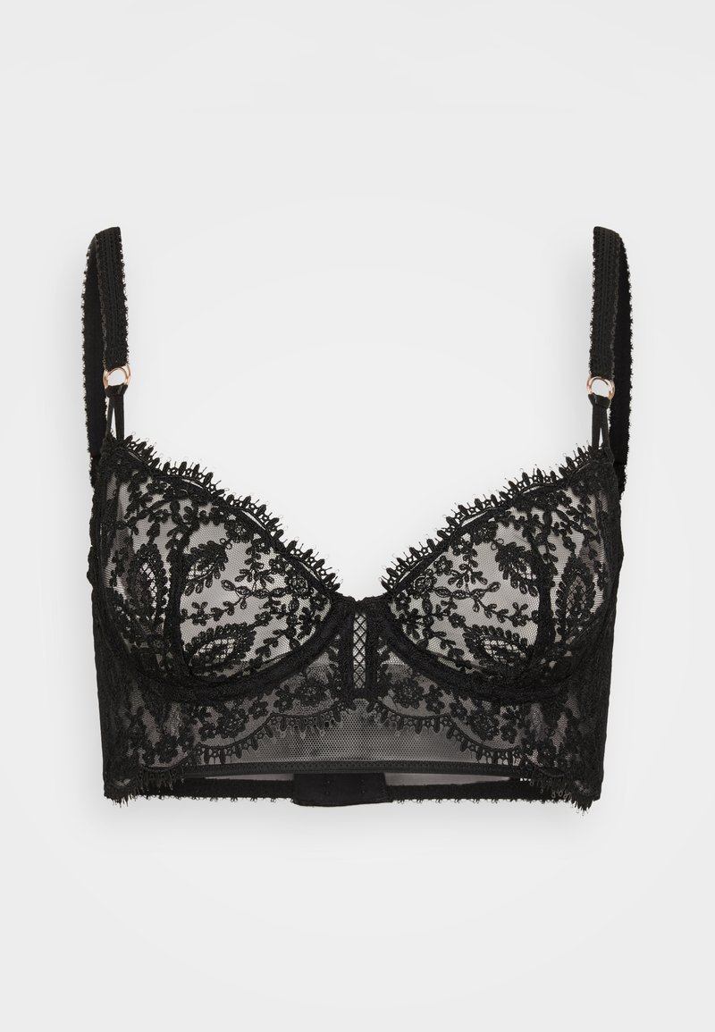 Simone Pérèle PRECIEUSE HALF CUP BRA - Underwired bra - black - Zalando ...